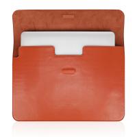 China Women'S Business Custom Laptop Bags  For Macbook Pro 13 13.3 Inch Computer Sleeve Leather Envelope Flap for sale