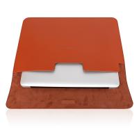 China Women'S Business Custom Laptop Bags  For Macbook Pro 13 13.3 Inch Computer Sleeve Leather Envelope Flap for sale
