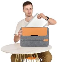 China Computer Sleeve 15.6 Inch Custom Business Laptop Bags Leather Ladies Laptop Handbag Cover for sale