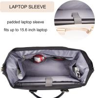 China 20 Inch Black Custom Travel Bag with Shoe Compartment for sale
