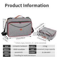 China 2024 New Large Capacity Water Proof Custom Laptop Bags 1.8kg with Shoulder Strap for Men Women for sale