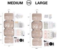 China Travel Makeup And Toiletry Bag Organizer Hanging Hook Water Resistant 12x9x4