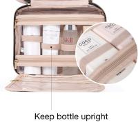China Travel Makeup And Toiletry Bag Organizer Hanging Hook Water Resistant 12x9x4