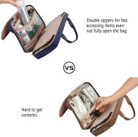 China Travel Makeup And Toiletry Bag Organizer Hanging Hook Water Resistant 12x9x4