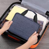 China Large Hanging Toiletry Bag With Compartments 300D PVC Snowflake Travel Women'S for sale