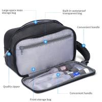 China Cosmetic Foldable Travel Toiletry Bag With Hanging Hook Bathroom Shaving Men 10X5.5X6