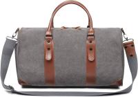 China Canvas Weekender Overnight Bag Carry On Luggage With Shoe Compartment / Toiletry for sale