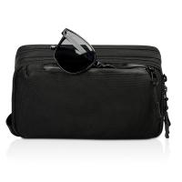 China Travel Custom Toiletry Bag Organizer Bag Eco Friendly Hanging Cosmetic Organizer 3 Layers for sale