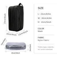 China Travel Custom Toiletry Bag Organizer Bag Eco Friendly Hanging Cosmetic Organizer 3 Layers for sale