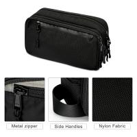 China Travel Custom Toiletry Bag Organizer Bag Eco Friendly Hanging Cosmetic Organizer 3 Layers for sale