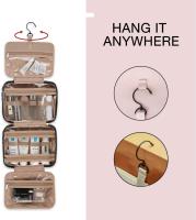 China Water Resistant Makeup Cosmetic Toiletry Travel Bag For Shampoo With Hanging Hook for sale