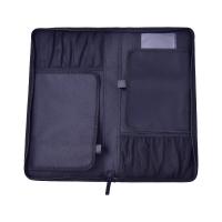China Leather Chef Knife Bag Backpack Organizer Cases Personalized Black 16.5x8x2