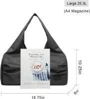China Polyester Black Yoga Gym Sports Customizable Duffle Bags With Wet Dry Storage Pockets for sale