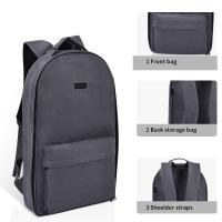 China 16oz Canvas Backpack Knife Roll Bag Chefs Water Resistant 32x8x52cm for sale