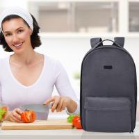 China 16oz Canvas Backpack Knife Roll Bag Chefs Water Resistant 32x8x52cm for sale