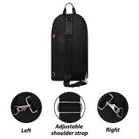 China Professional Chef Knife Roll Bag Leather Backpack Sling 11x3.5x20