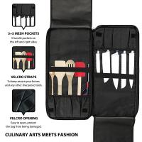 China Chef Custom Knife Bag Roll Up Carrying Personalized 20x2.5x9