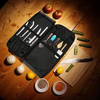 China Chef Custom Knife Bag Roll Up Carrying Personalized 20x2.5x9