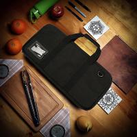 China Chef Custom Knife Bag Roll Up Carrying Personalized 20x2.5x9