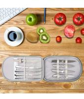 China Cooking Kitchen Knife Bags Baggage Roll Utensil Camp 15x9.2x2