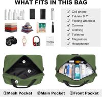 China Zipper 20L Under Seat Carry On Sports Tote Gym Weekender Overnight Bag For Men Women for sale