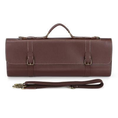 China Luxury Folding Custom Knife Bag Leather For Chefs Tactical 20x1.5x9
