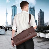 China Luxury Folding Custom Knife Bag Leather For Chefs Tactical 20x1.5x9