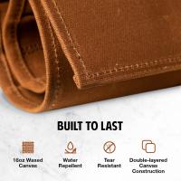 China Durable Knife Roll Bag Canvas Carrying Case For Kitchen for sale