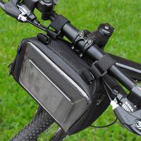 China Touch Screen Bike Phone Bag Cycling Waterproof Phone Case Wallet Pouch Outdoor 20x8x10cm for sale