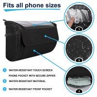 China Touch Screen Bike Phone Bag Cycling Waterproof Phone Case Wallet Pouch Outdoor 20x8x10cm for sale