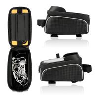 China OEM or ODM Waterproof Bike Phone Bag Front Frame Bicycle Bag Pouch 8x3x5