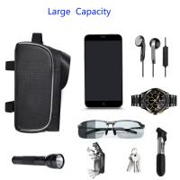 China Top Tube Bag Phone Holder Bag With Headphone Hole Window Holder 8x3.2x4.75