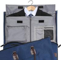 China Carry On Large Blue 2 In 1 Hanging Bag Suitcase Custom Travel Bag With Toiletry Bag for sale