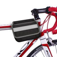 China Large Phone Bike Bag OEM Waterproof Rear Under Seat Reflective Strip Pouch For Cycling 7X6X5
