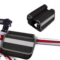 China Large Phone Bike Bag OEM Waterproof Rear Under Seat Reflective Strip Pouch For Cycling 7X6X5