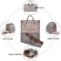China Men Women 2 In 1 Hanging Suit Case Custom Duffel Travel Bag With Shoulder Strap for sale