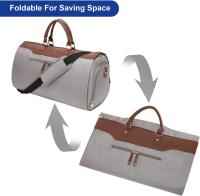 China Men Women 2 In 1 Hanging Suit Case Custom Duffel Travel Bag With Shoulder Strap for sale