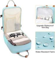 China 15.6 Inch Carry On Duffel Travel Bag Airline Flight Approved With USB Charging Port for sale