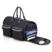 China Business Custom Travel Garment Bag Duffel Carry On Hanging Nylon 420D 22X10X13