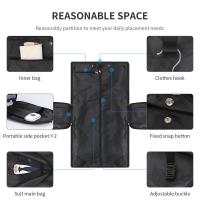 China Business Custom Travel Garment Bag Duffel Carry On Hanging Nylon 420D 22X10X13