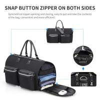China Business Custom Travel Garment Bag Duffel Carry On Hanging Nylon 420D 22X10X13