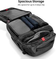 China Flight Approved Carry On Travel Bag Custom Black Big Capacity For Business Trip for sale