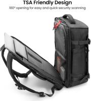 China Flight Approved Carry On Travel Bag Custom Black Big Capacity For Business Trip for sale