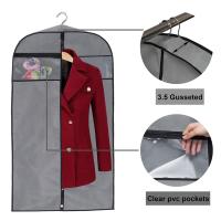 China Cloth Lightweight Custom Travel Garment Bag For Suits Protector Hanging Zipper 24x32