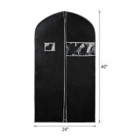 China Waterproof Custom Travel Garment Bag  For Mens Suit Wedding Dress Gown Multiple 24X60