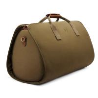 China Customized Logo Canvas Convertible Garment Duffel Bag 20 X 16 X 12 Inches for sale