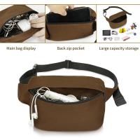 China MTB Motorcycle Cross Body Waist Belt Bag For Women Sling Shoulder Hiking 8.5X2.5X4.5