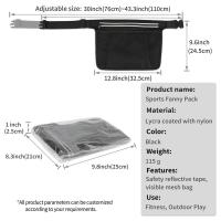 China 4.5 X 5.5 12.8X9.6 Biking Camping Fanny Pack Belt Crossbody Bag Hig for sale