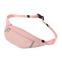 China Shoulder Wallet Fanny Pink Custom Waist Bag Hiking Crossbody For Women 12.8X9.6