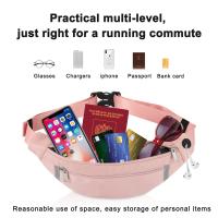 China Shoulder Wallet Fanny Pink Custom Waist Bag Hiking Crossbody For Women 12.8X9.6